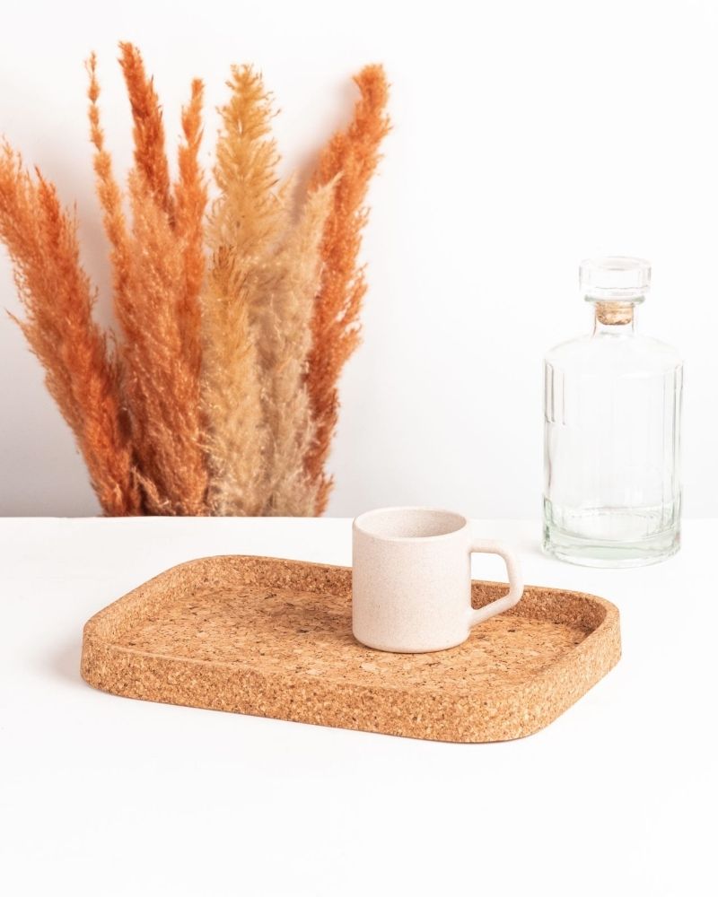 Plump Rectangular Medium Cork Serving Trays - Ware Innovations