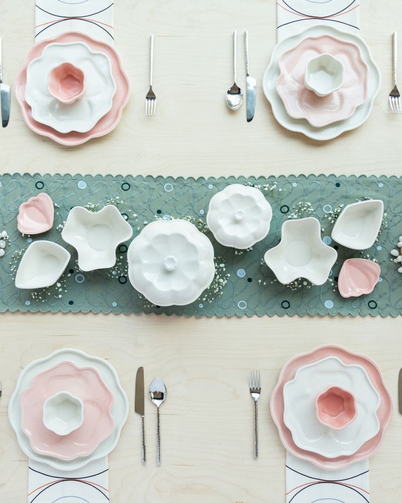 The Blush Cherry Blossom Dinner Set - Ware Innovations