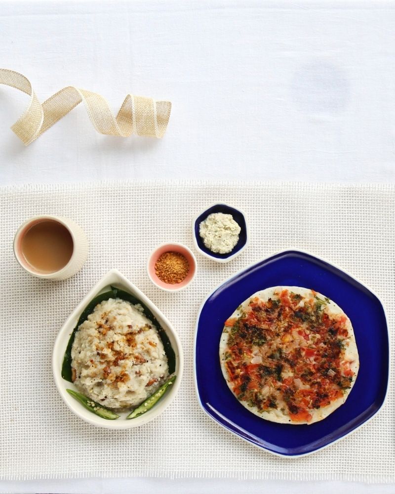 Ideal Brunch 5 Piece Breakfast Set (Serves 4) - Stoneware Ceramic ...