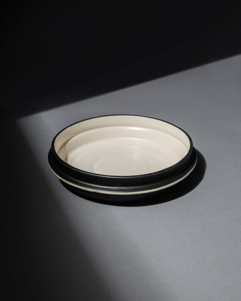 Orbit 1100 ml Matt Black Pasta Bowl Stoneware Ceramic - Ware Innovations