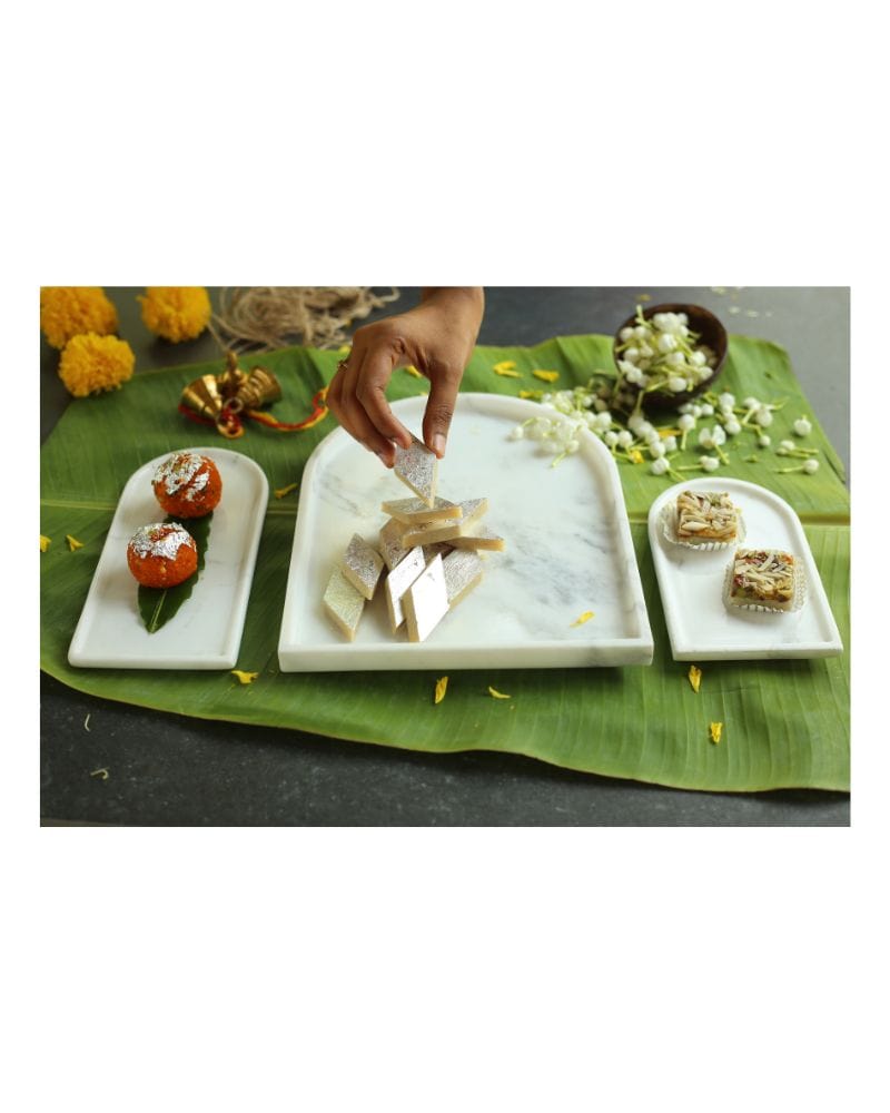 Palais Statuario Marble Platter Set | Shop Online From Ware
